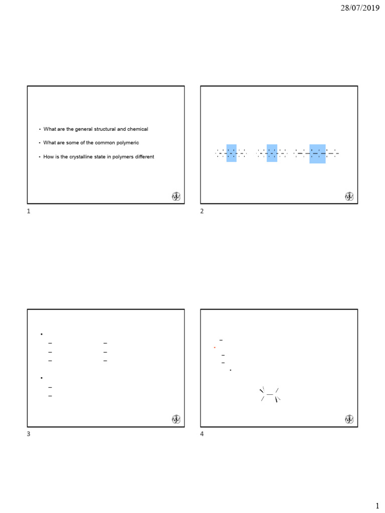 Chapter 14 - Polymer Structures | PDF | Polymers | Polyethylene