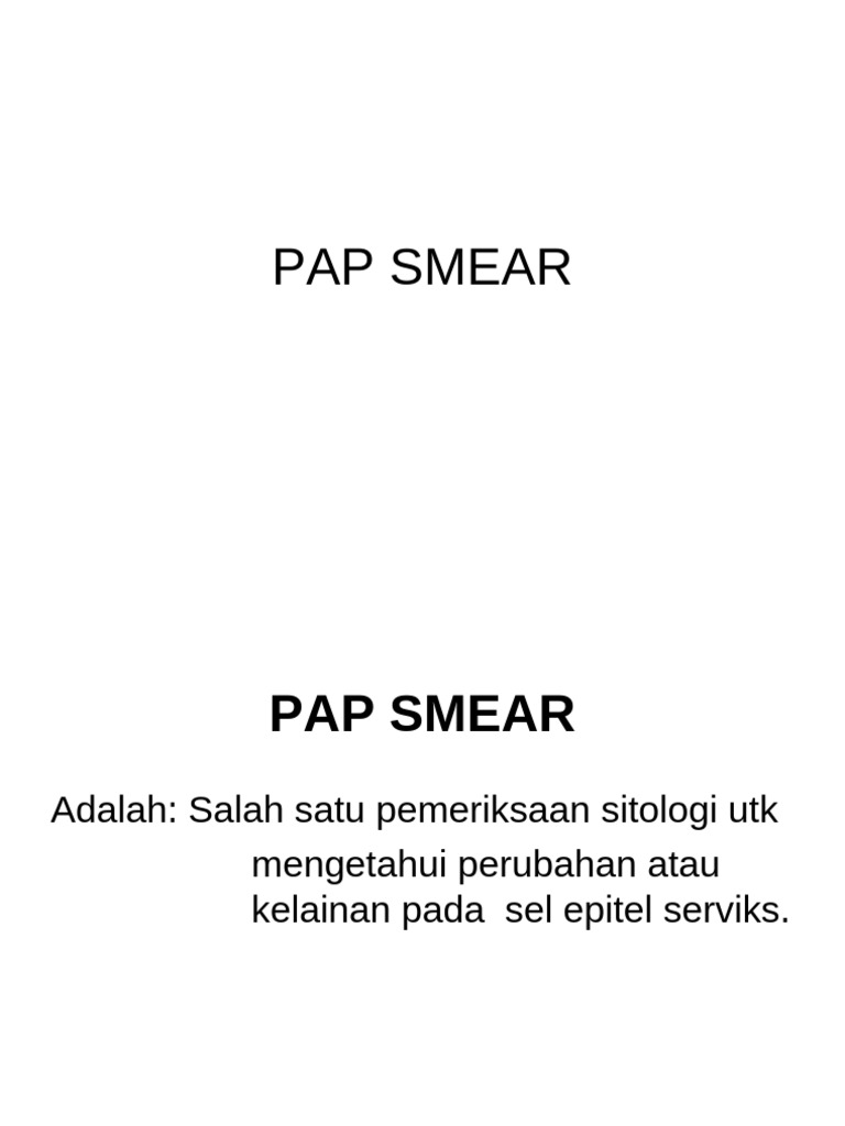 Pap Smear | PDF