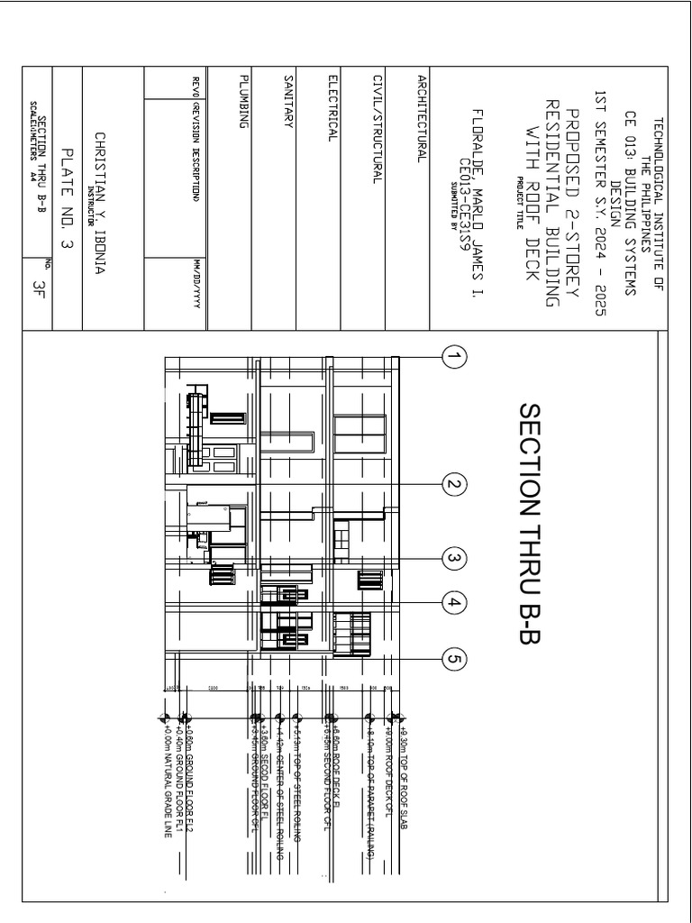 Plate Section Thru B-B | PDF