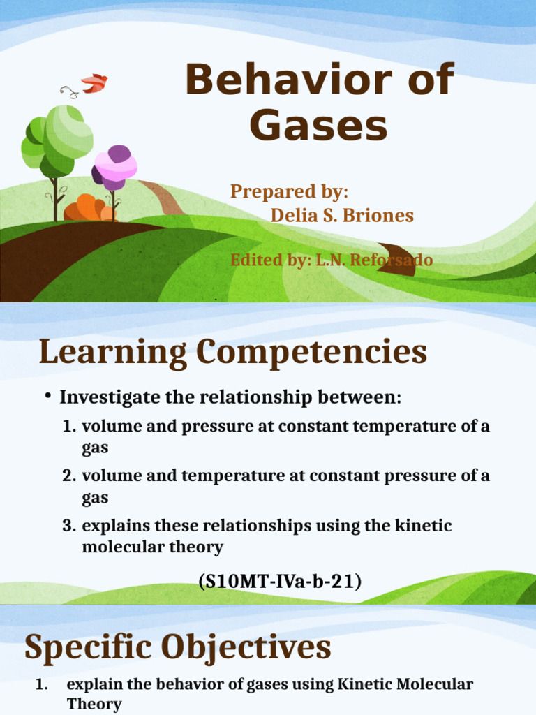 Gas Behavior and Boyle's Law Explained | PDF | Gases | Mechanics