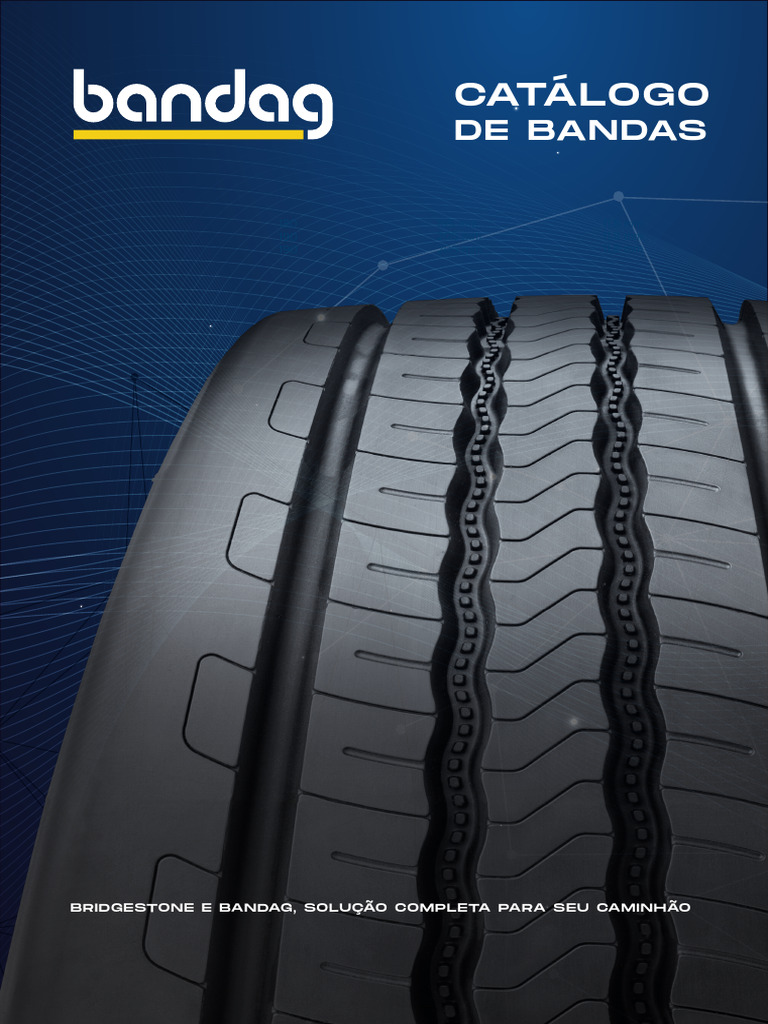 Catálogo de Bandas Bandag para Caminhões | PDF | Pneu | Tecnologias ...