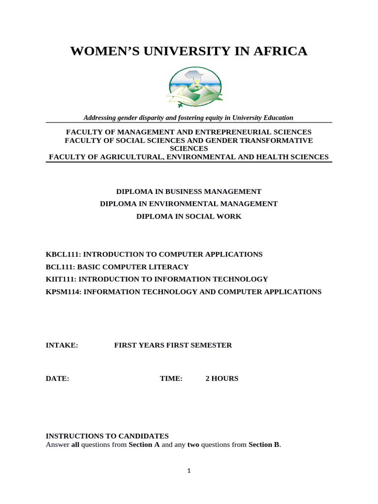 Basic Computer Literacy - 1 | PDF | Computer Data Storage | Input/Output