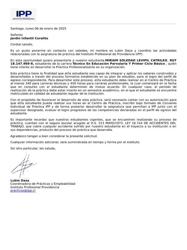 Jardin Infantil Coralito | PDF