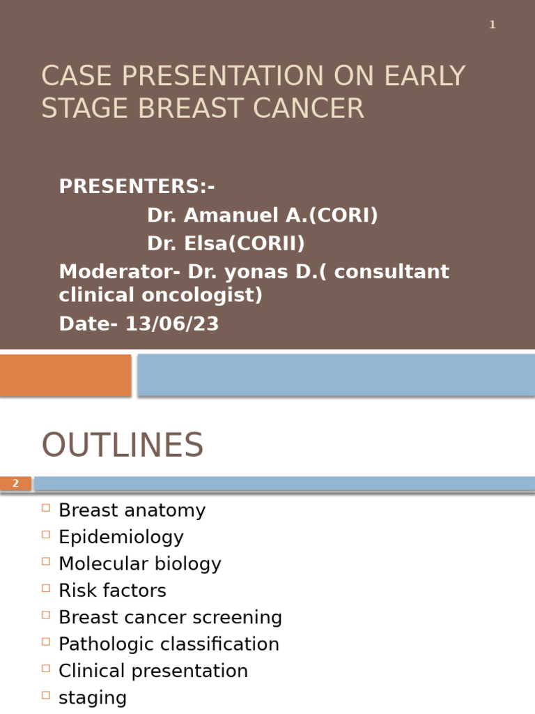 Early Stage Breast Cancer Overview | PDF | Epidermal Growth Factor ...
