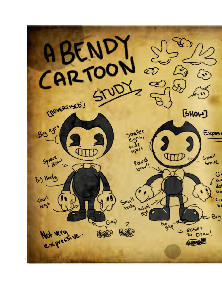 Bendy Cartoon | PDF
