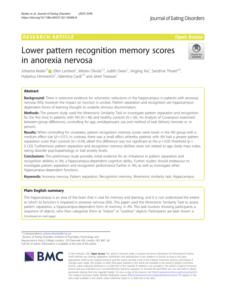 23. Recognition memory (1) | PDF | Hippocampus | Memory