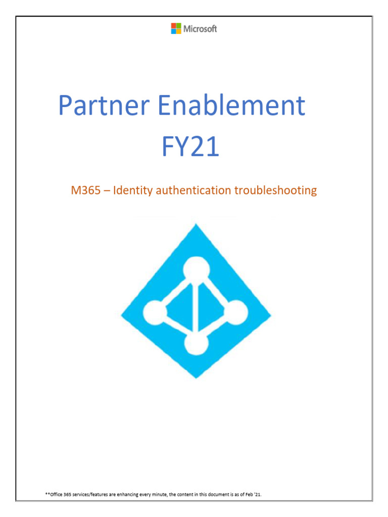 Identity Authentication Troubleshooting Handouts | PDF | Active ...