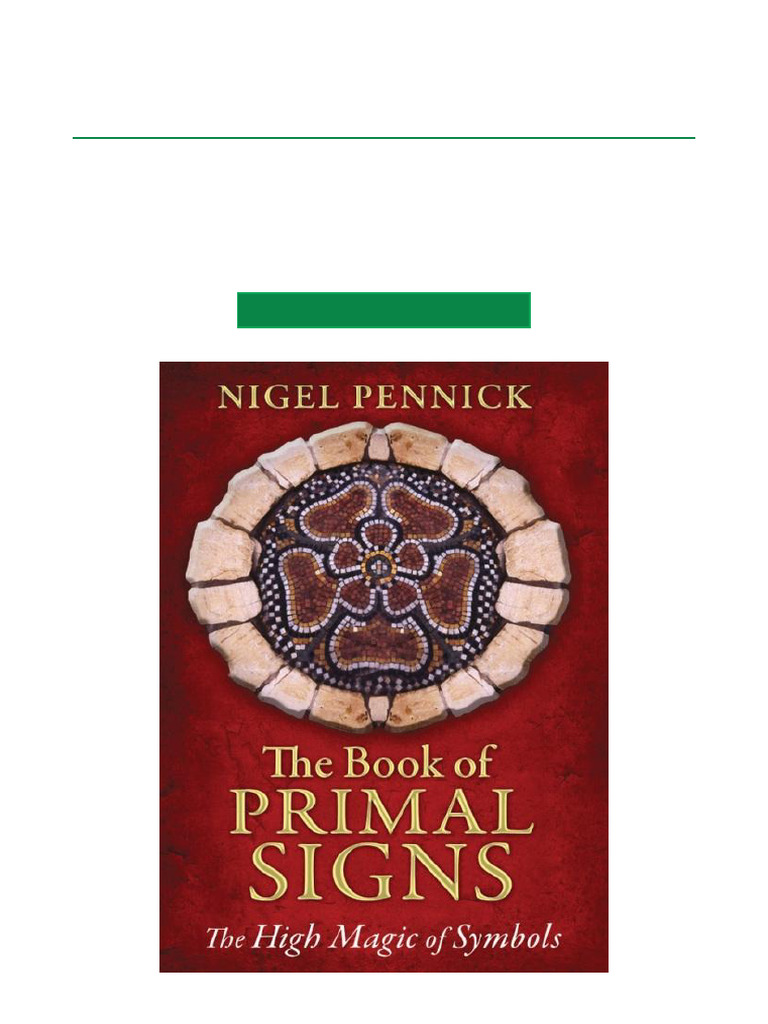 Secure Copy The Book of Primal Signs The High Magic of Symbols, 2nd ...