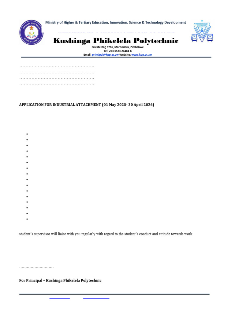 Tanyah Chisveto Attachment Letter | PDF