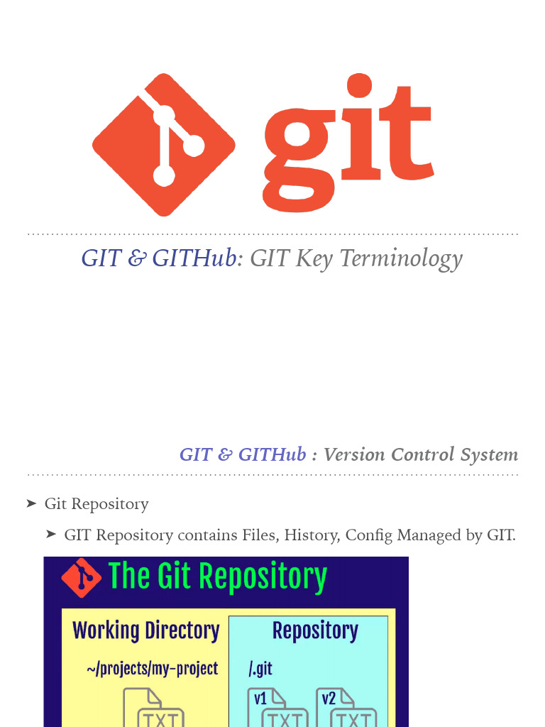 GIT+Key+Terminology | PDF