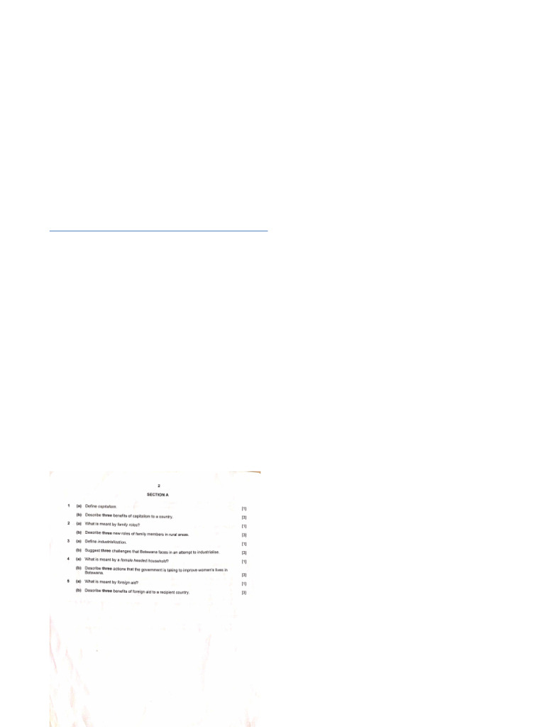 Dvs BGCSE PAPER ONE 2004-2023 | PDF