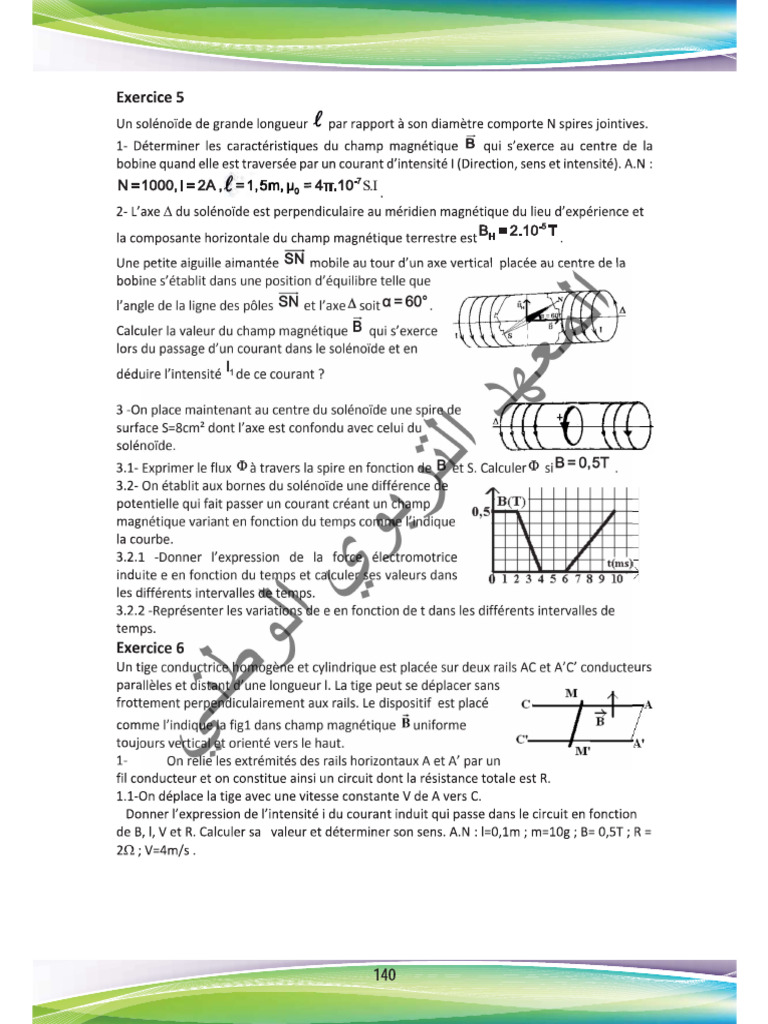exercice de physique | PDF
