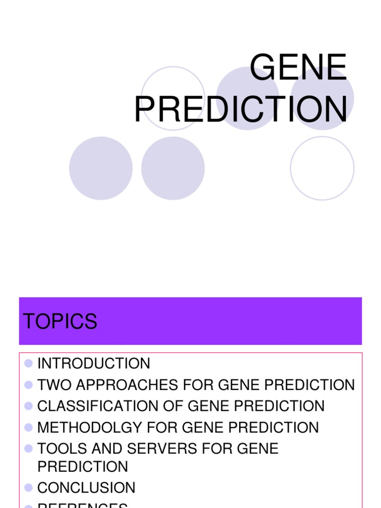 Gene Prediction Methods and Tools | PDF | Gene | Messenger Rna