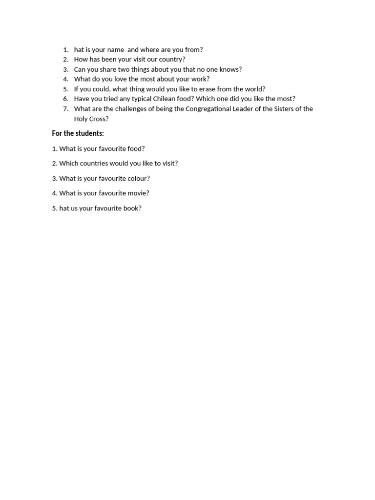 Malu Questions | PDF