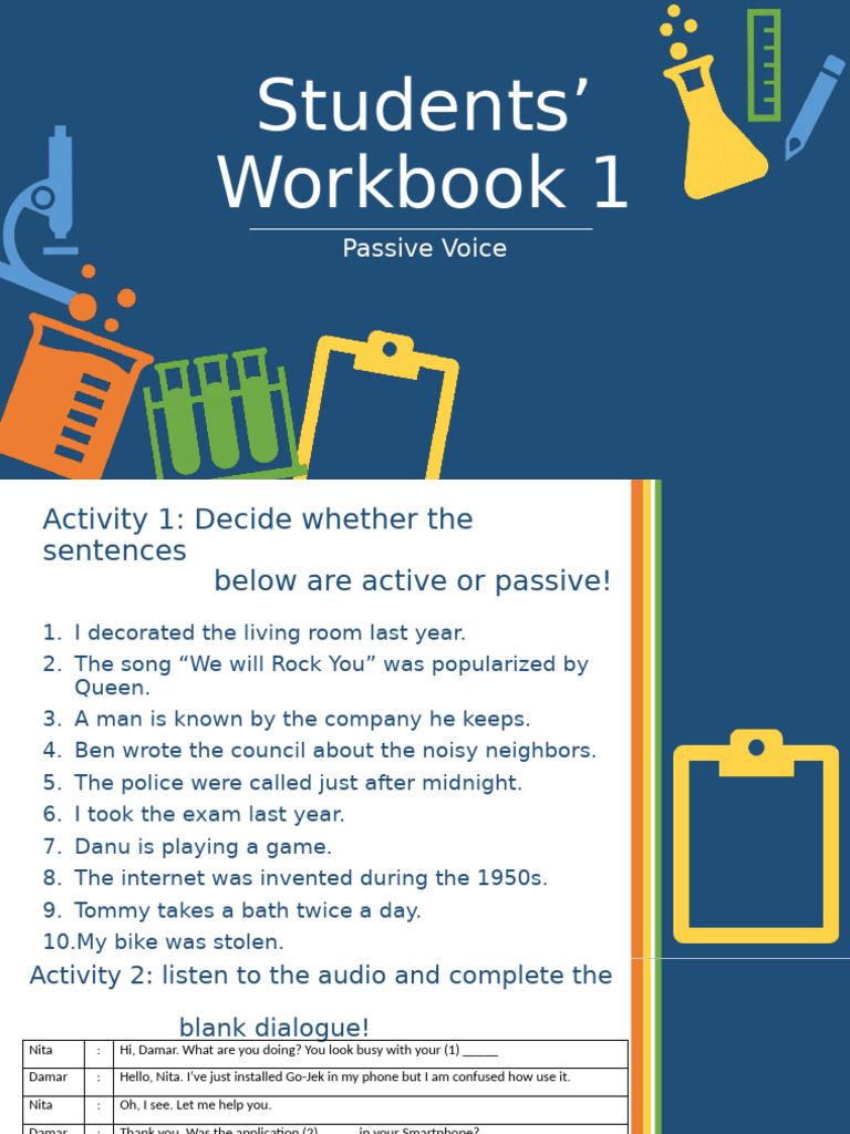 Students' Workbook 1 | PDF