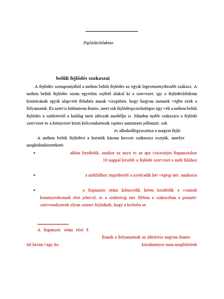 Fejl3 Újszülöttkor | PDF
