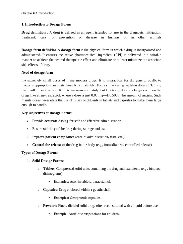 #1 Dosage form, product development | PDF | Pharmaceutical Formulation ...