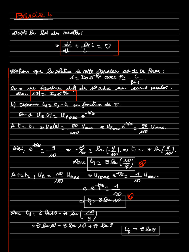 Correction de L'exercice 4 Sur RL | PDF