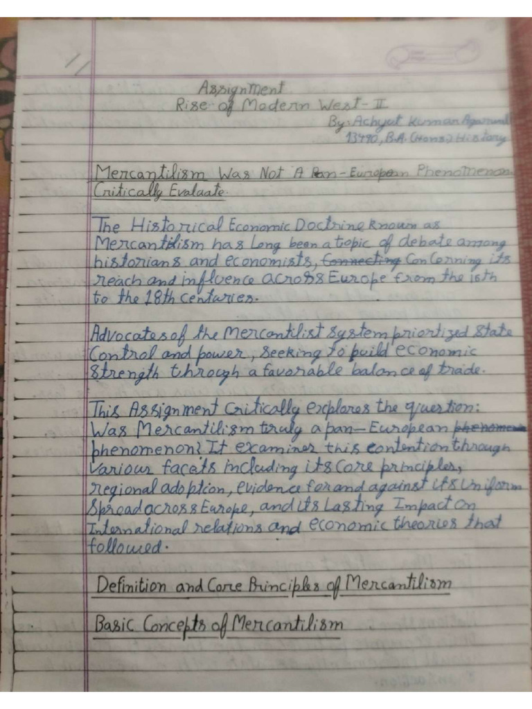 Assignment (RMW) For CA by Achyut | PDF