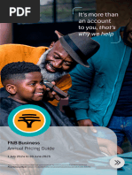 FNB Easy Zero Account Overview | PDF | Automated Teller Machine ...