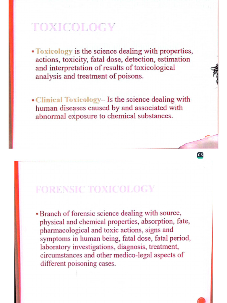 Toxicology | PDF