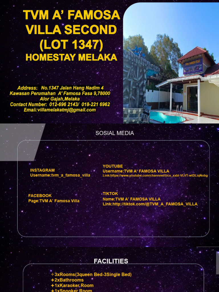 TVM A Famosa Villa Lot 1347 - 250507 - 114419 | PDF
