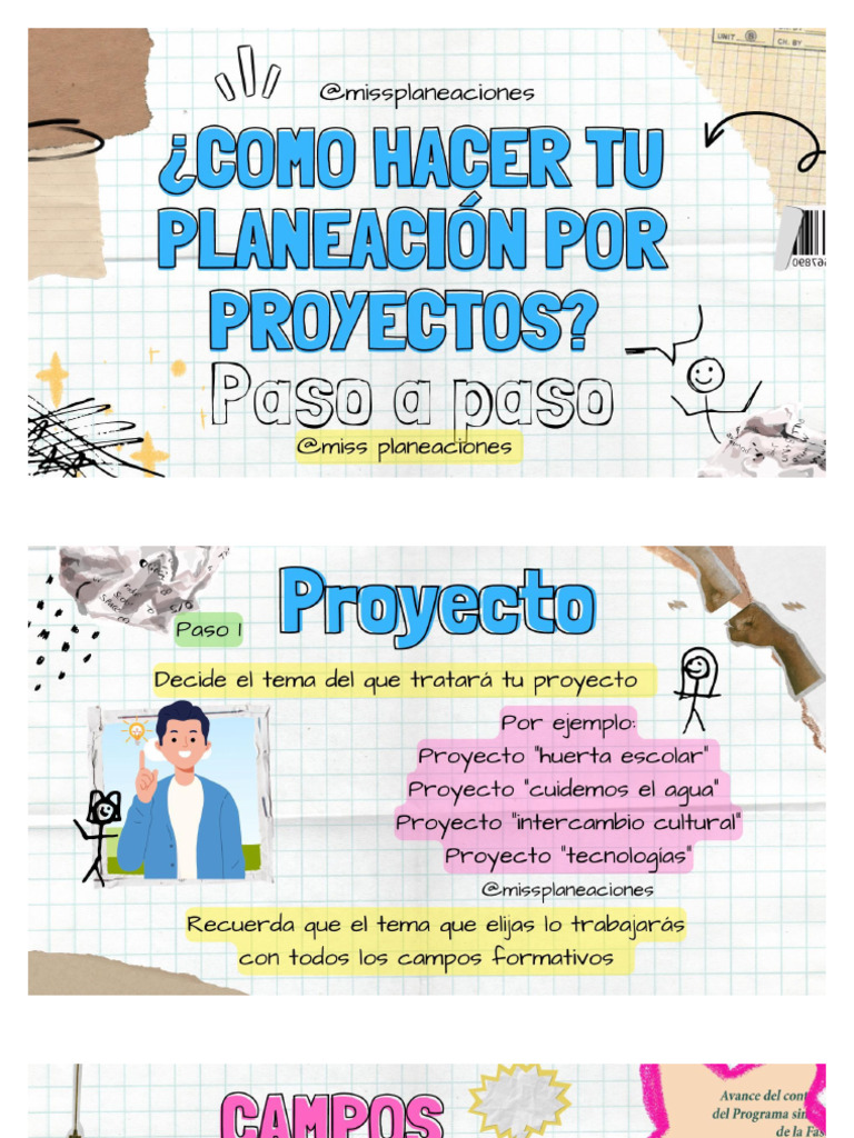 Como Hacer Tu Planeación Por Proyecto | PDF