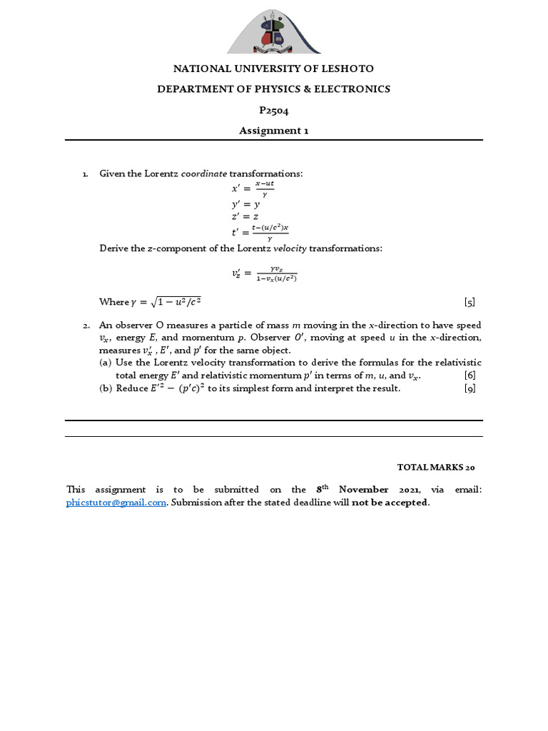 P2504 Assignment 1 - 2021-2022 | PDF