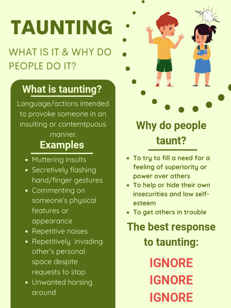 Taunting Info Flyer | PDF