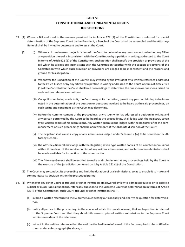 Supreme Court Rules 1 | PDF