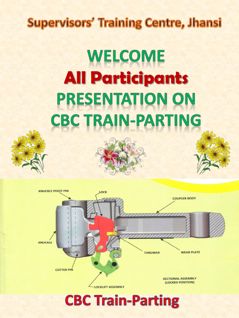 CBC Train Parting Seminar for CME-converted | PDF | Mechanical ...