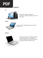 Types of ICT Systems | PDF | Printer (Computing) | Image Scanner