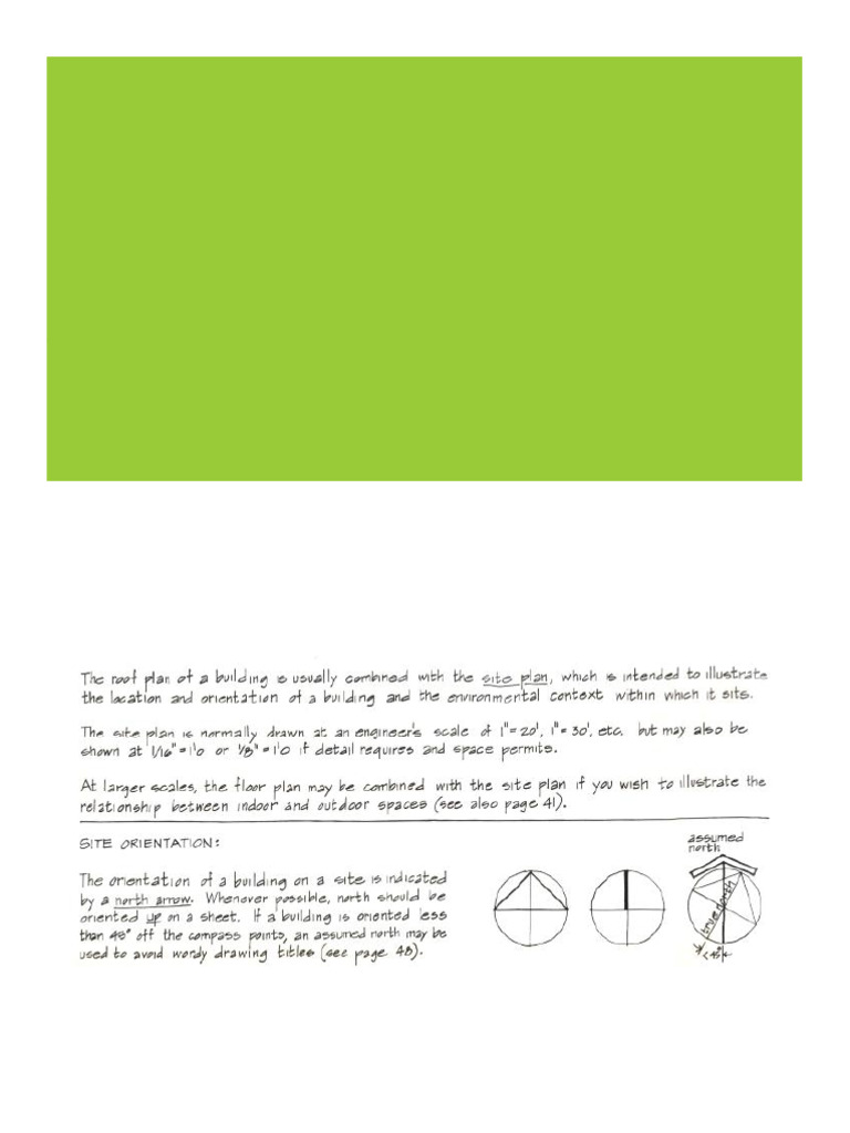 Handout - Lesson 4 Site Plan | PDF