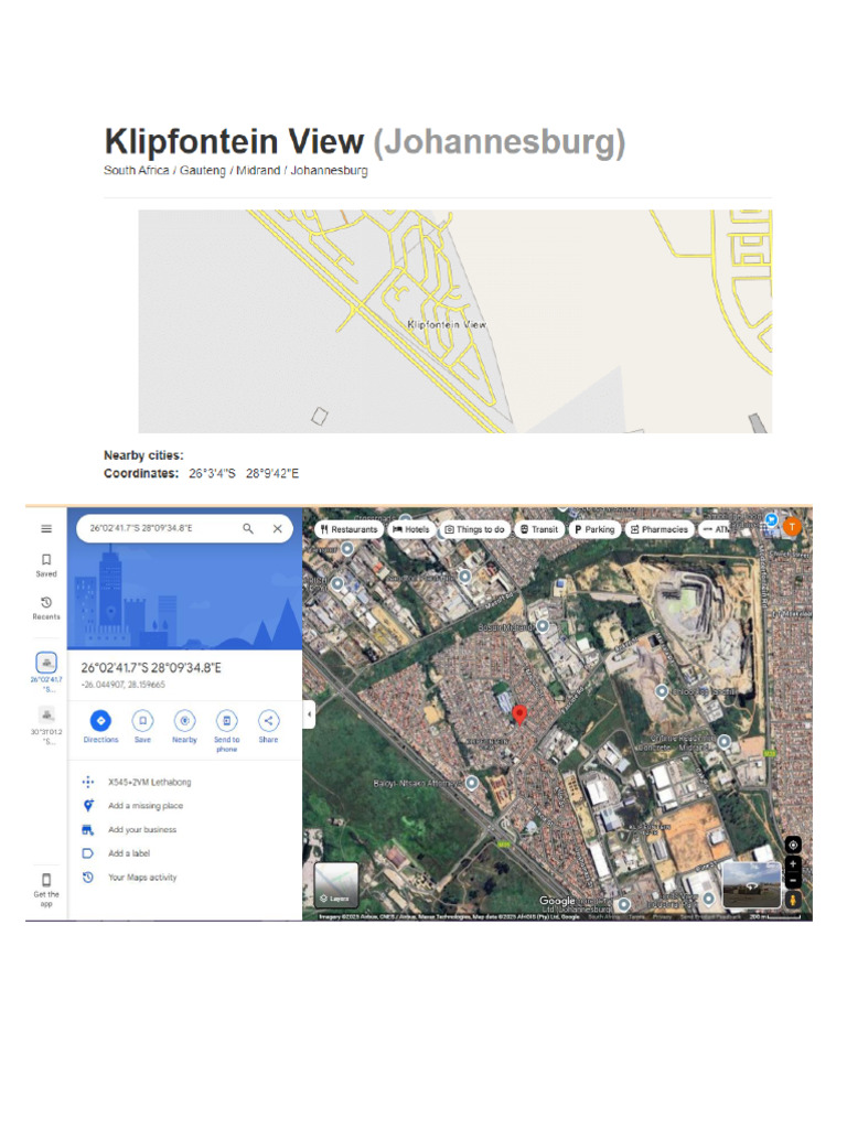 Klipfontien 1 - 070543 | PDF