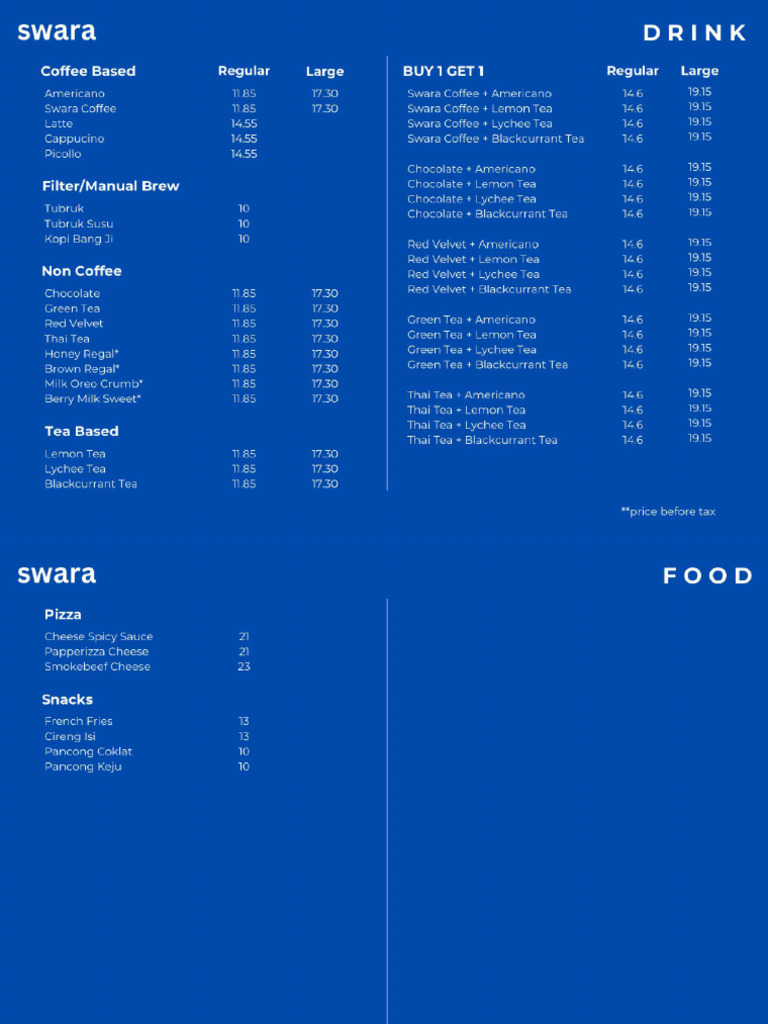 MENU | PDF