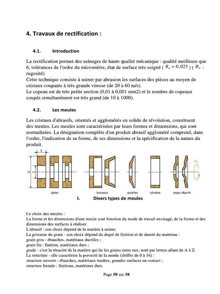 4 Travaux de Rectification 1 | PDF