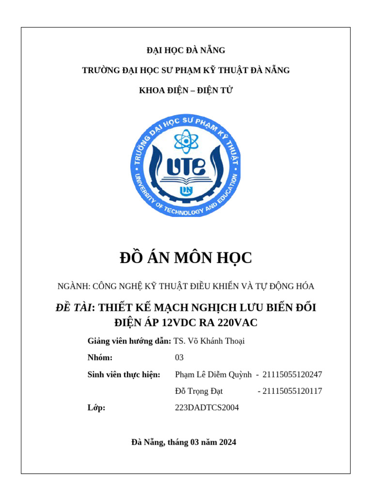 bÁO CÁO Dtcs QU NH | PDF