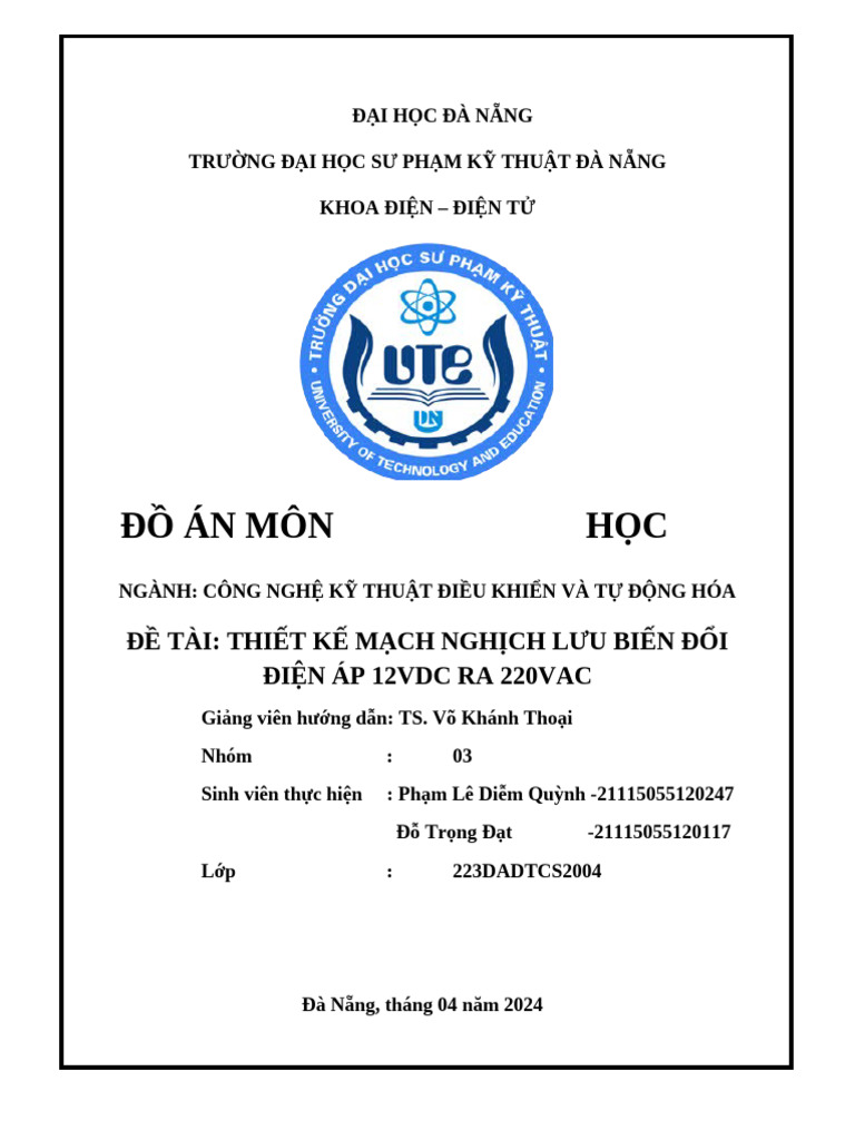 BÁO CÁO DTCS LAN2 (1) | PDF