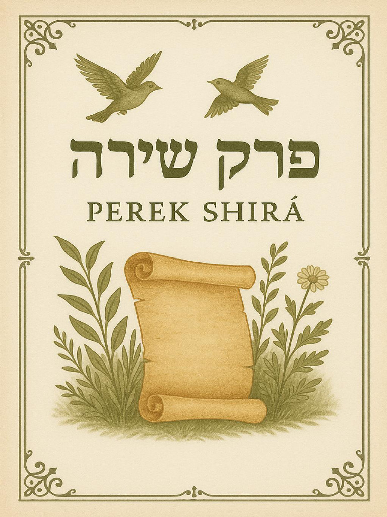 Introdução ao Perek Shirah Traduzido | PDF | Céu | Salmos