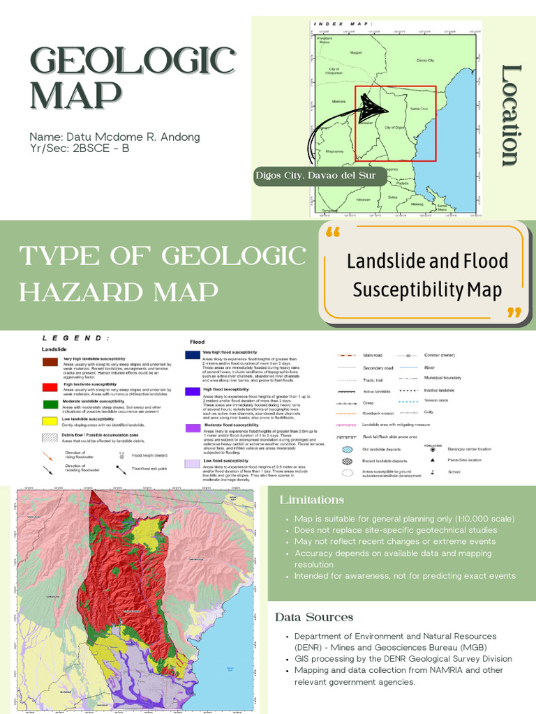 Andong Hazard Map Digos City | PDF