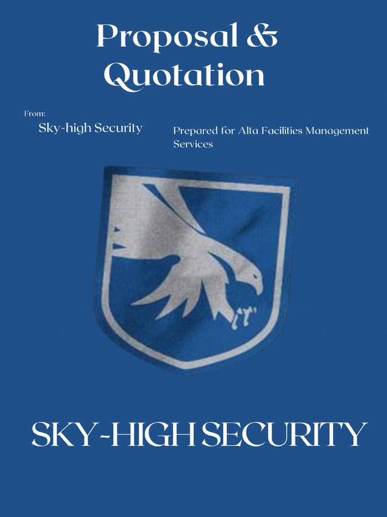 Proposal for Alta Facilities Management Services | PDF