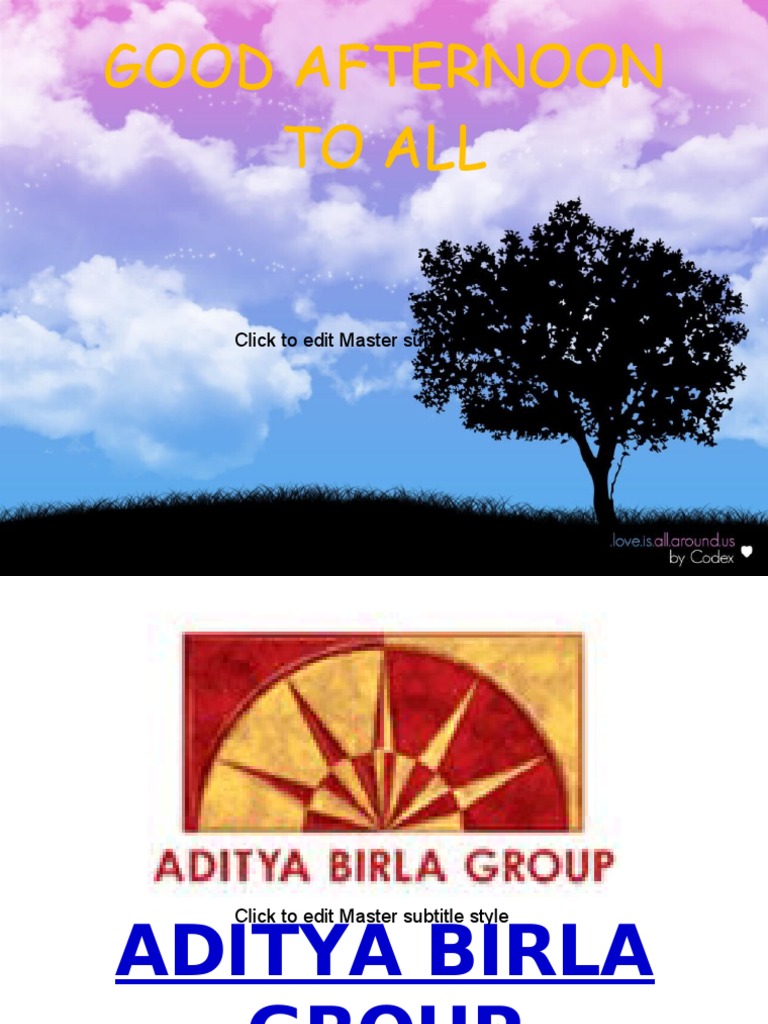 Aditya Birla Group: Vision, Mission, Values | PDF | Business