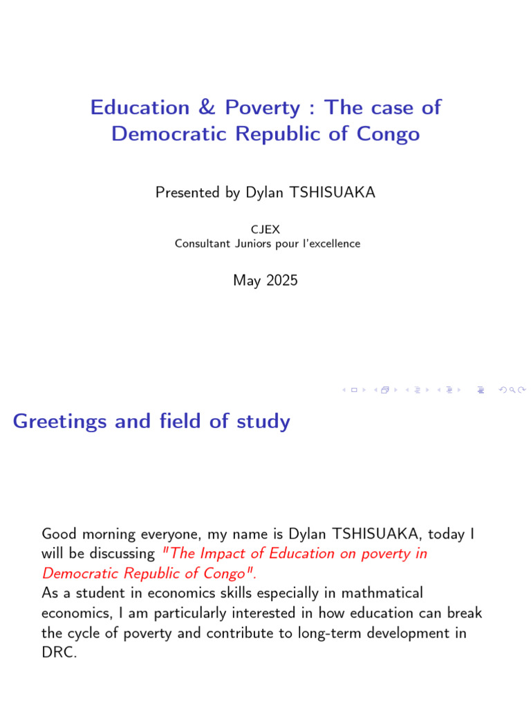 Presentation of English | PDF