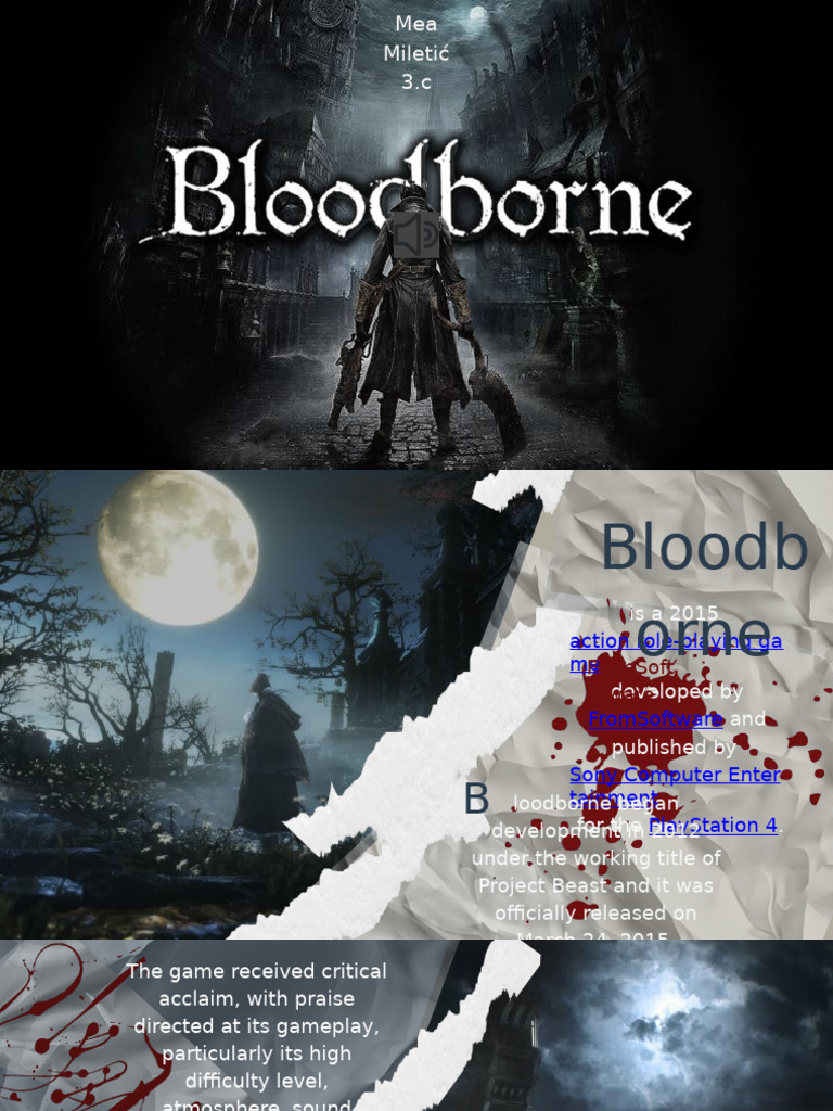 Bloodborne Videogame Lore and Characters | PDF