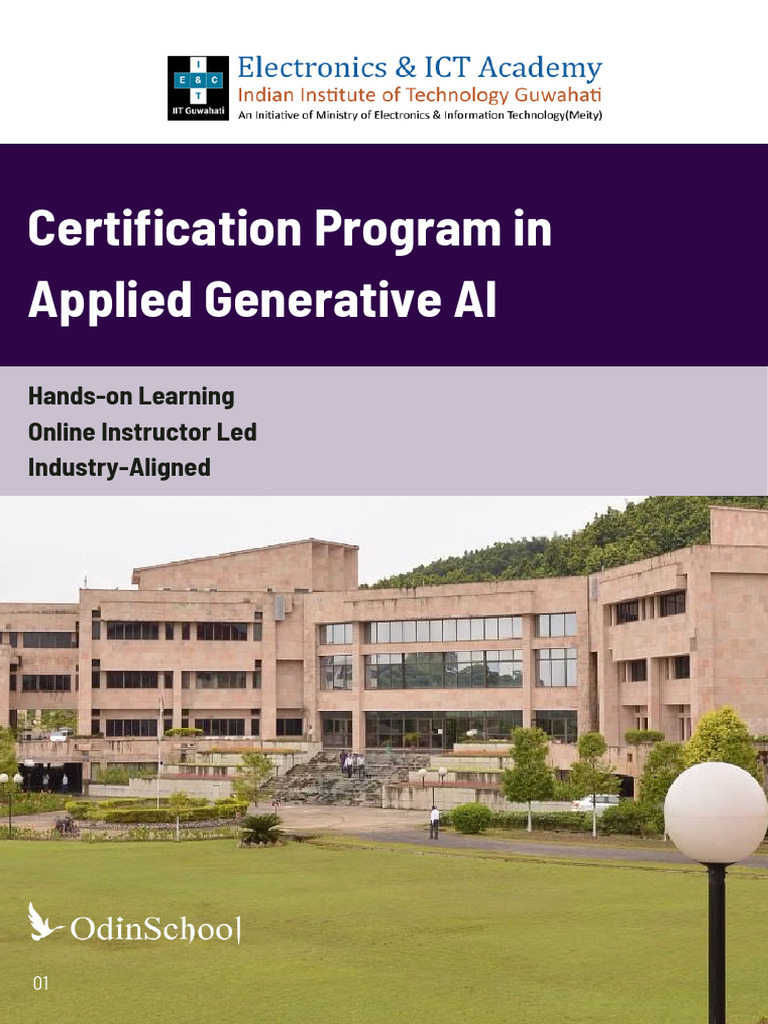 Certification Program in Applied Generative AI | PDF | Machine Learning ...
