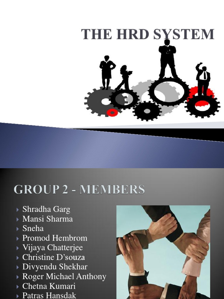 The HRD System | PDF | Competence (Human Resources) | Organization ...