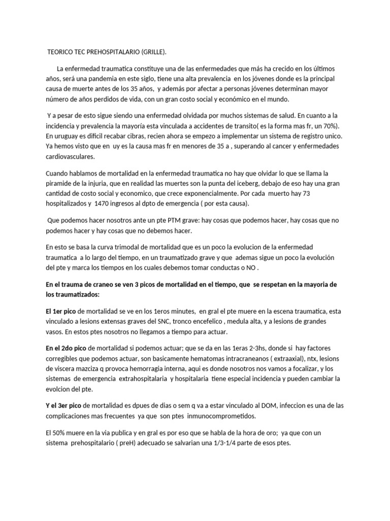 14-TEC Prehosp - Grille | PDF | Emergencias Médicas | Medicina CLINICA