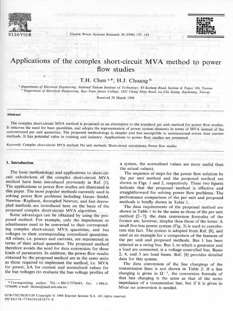 Short Circuit MVA Method | PDF
