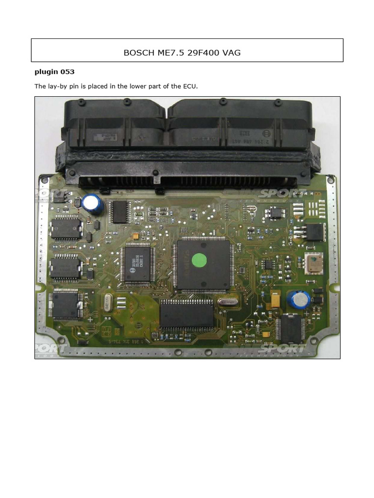 Bosch Me7.5 400 Vag | PDF