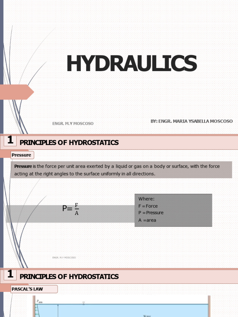 Hydraulics Day 2 Properties of Fluids | PDF | Pressure | Pressure ...